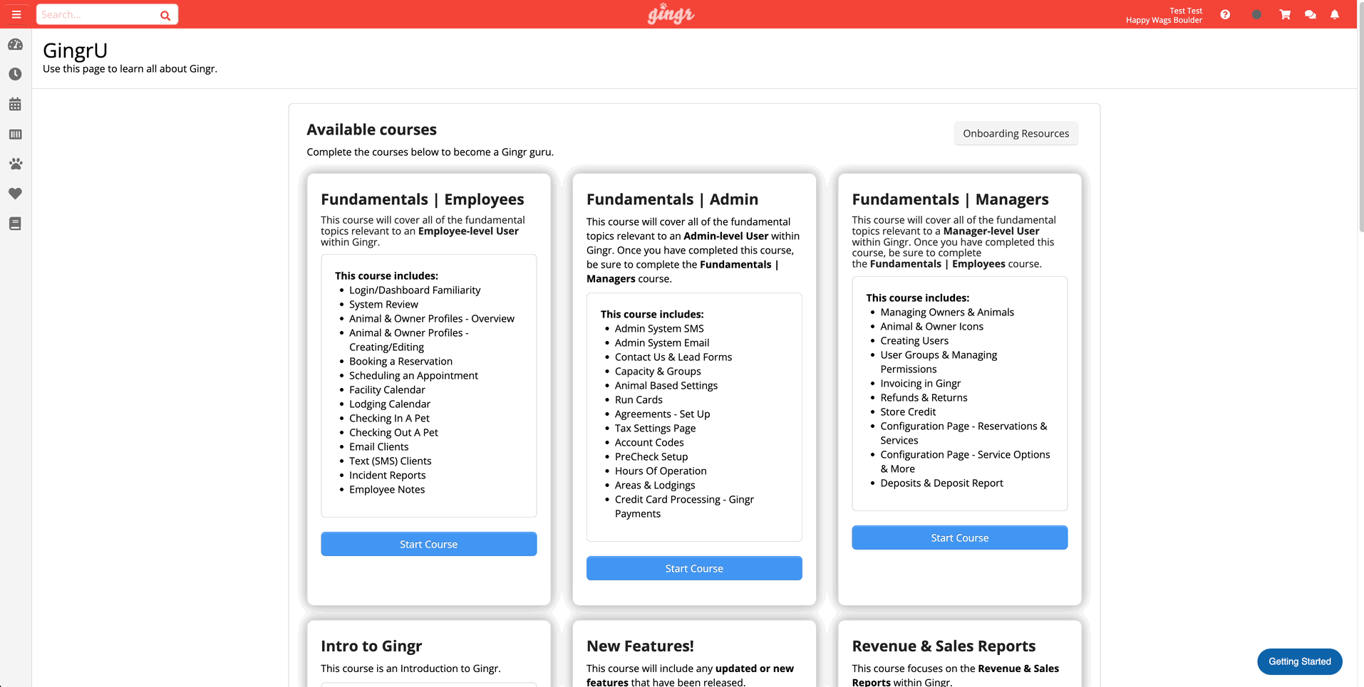 Take the Stress Out of Staff Training with GingrU | Gingr
