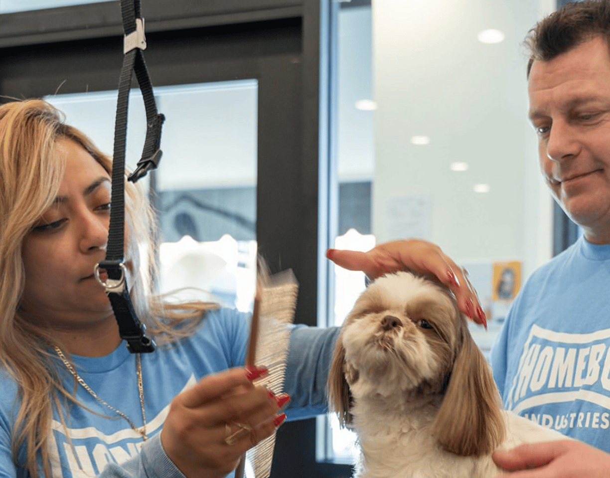 The Story of Homeboy Industries' Puppy Fades Dog Grooming | Gingr