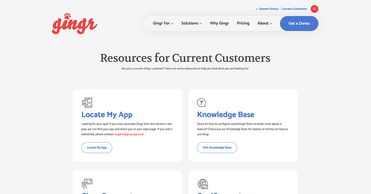 Customer Resources | Gingr Pet-Care Management Software