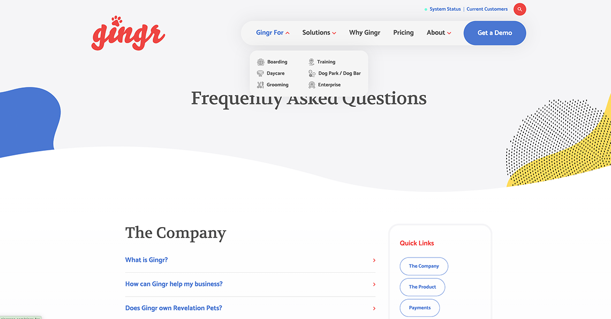 Explore Frequently Asked Questions About Gingr | Gingr